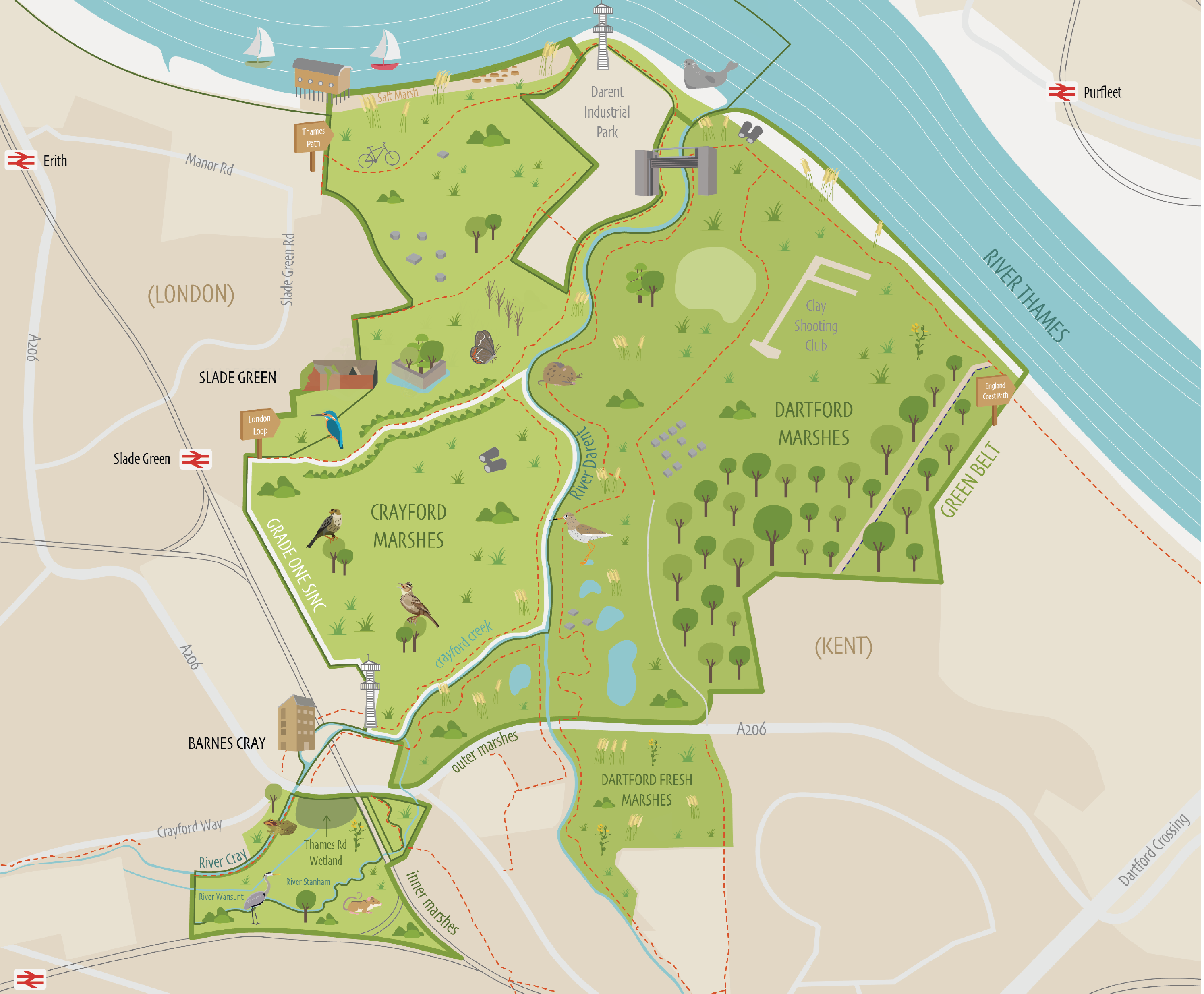 Crayford Marshes Vision published - CPRE London